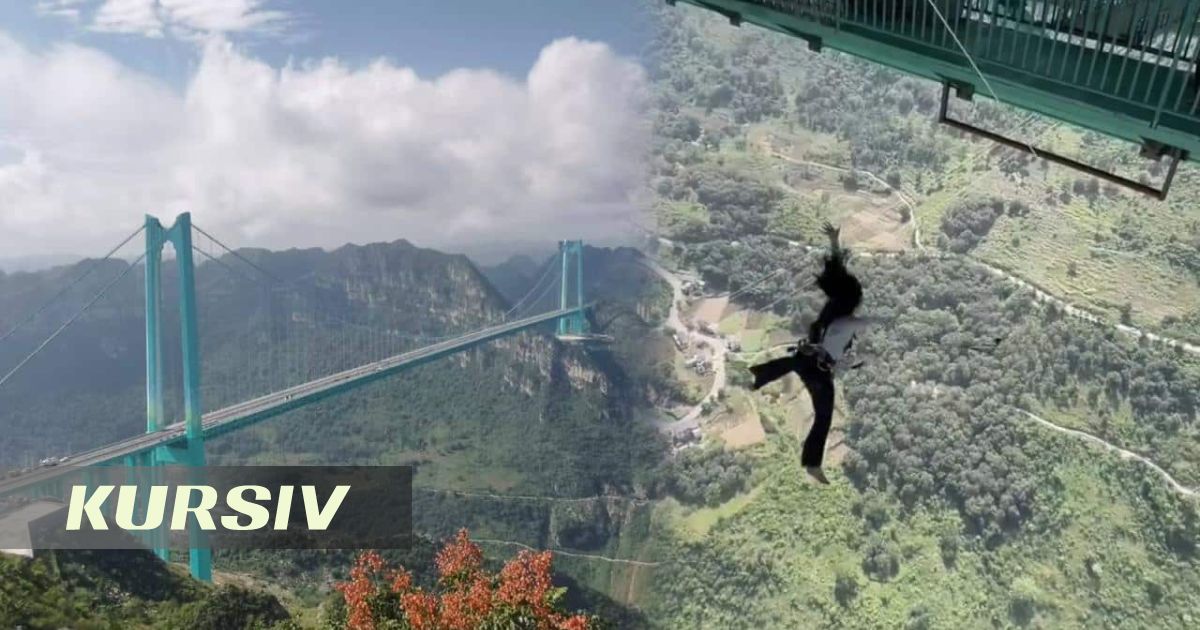 Jump into abyss: World's highest bungee jump opens in China