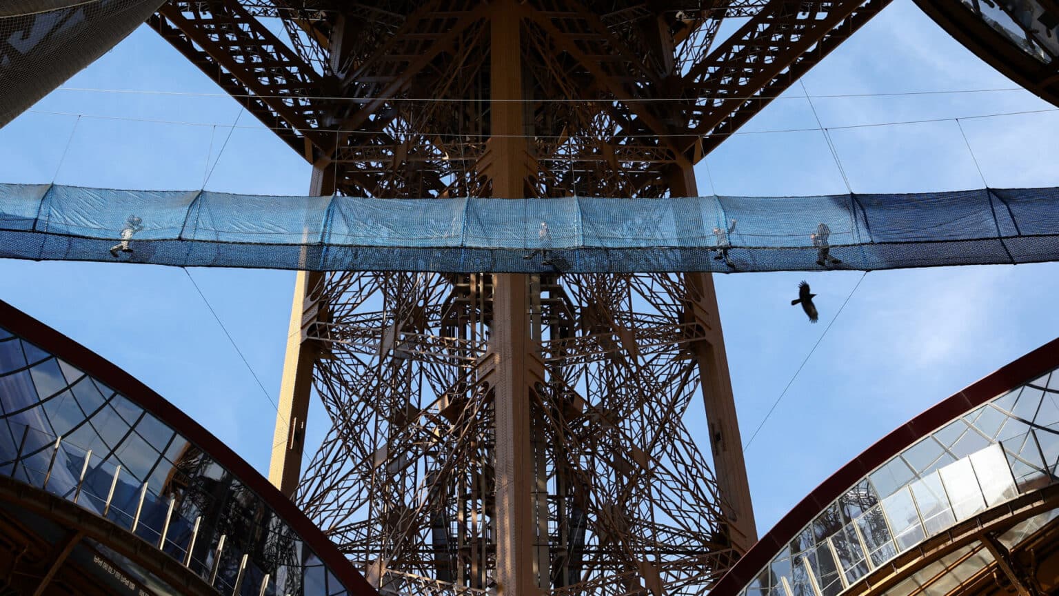 The Eiffel Tower opens its suspension bridge for visitors